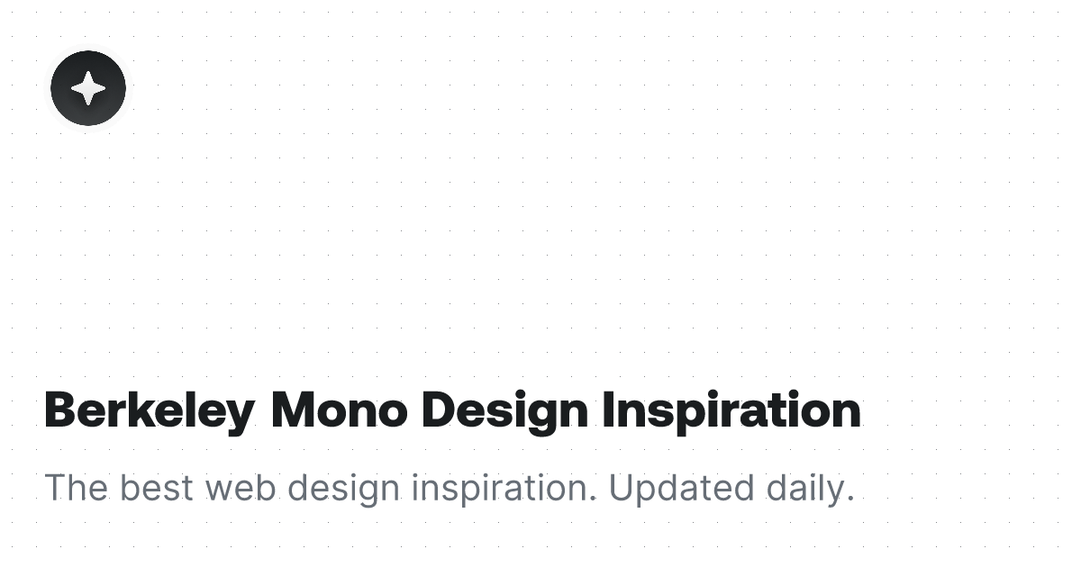 Berkeley Mono Font Design Inspiration