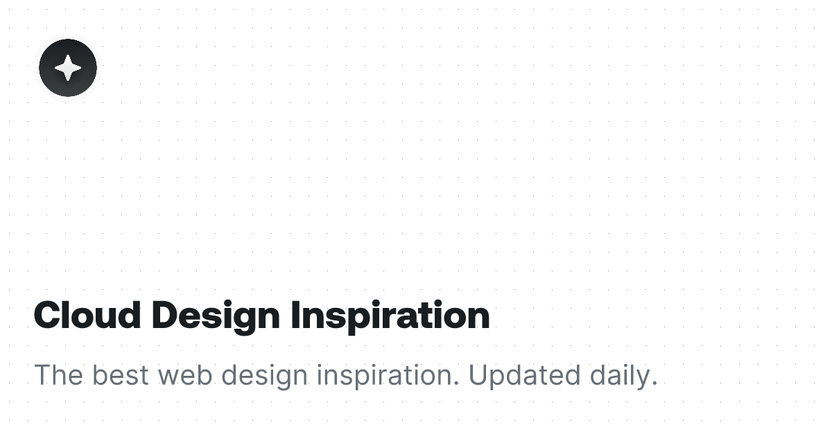 Cloud Design Inspiration