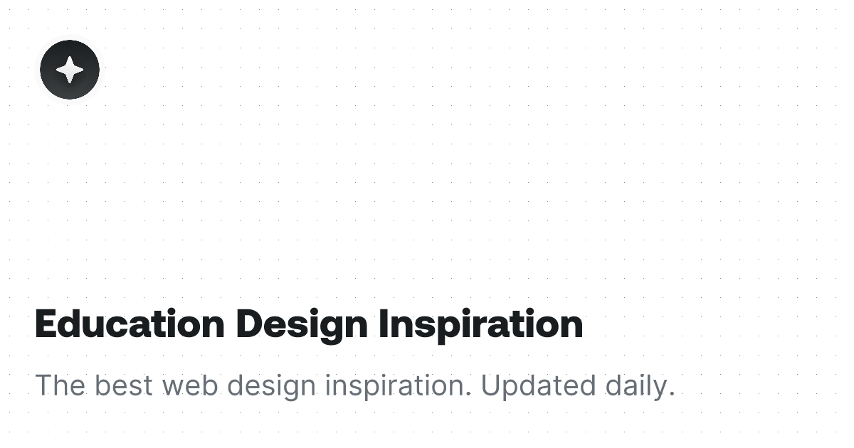 Education Design Inspiration