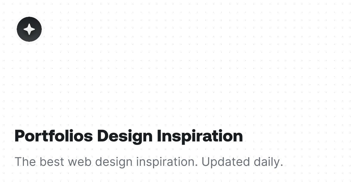 Portfolios Design Inspiration